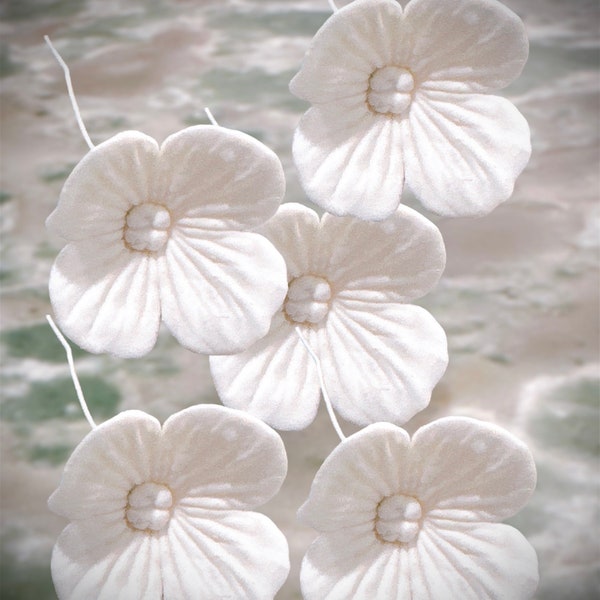 Gum Paste Flowers - Etsy