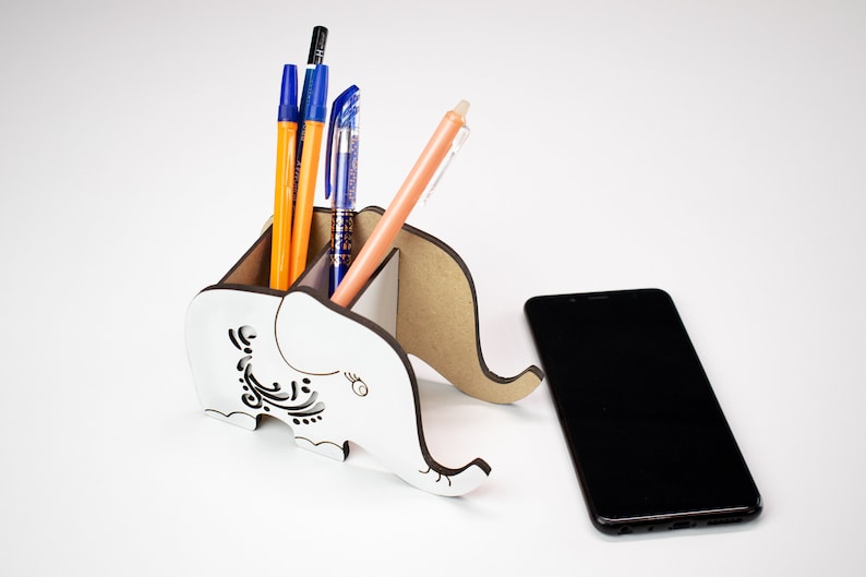 Phone Stand Laser Cut File Elephant Phone Holder SVG - Etsy
