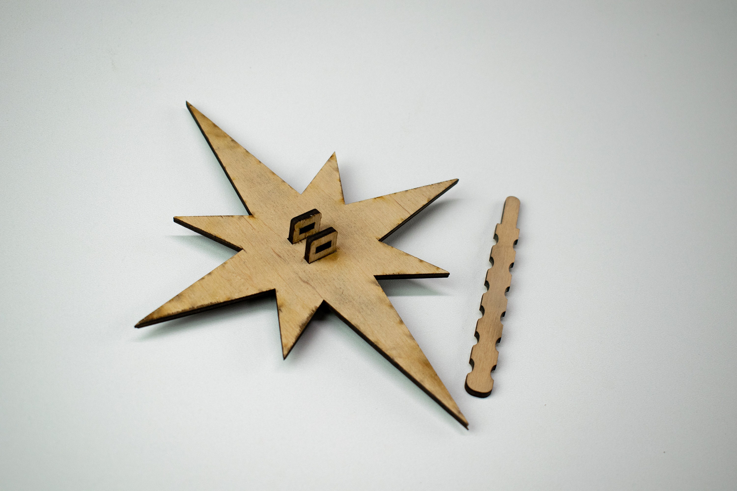 Christmas Tree Topper Star SVG • Laser Cut File • Glowforge • Xtool D1 ...