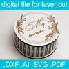 3D Number 4 SVG • Laser Cut File • Gift Box SVG • Glowforge • Xtool D1 ...