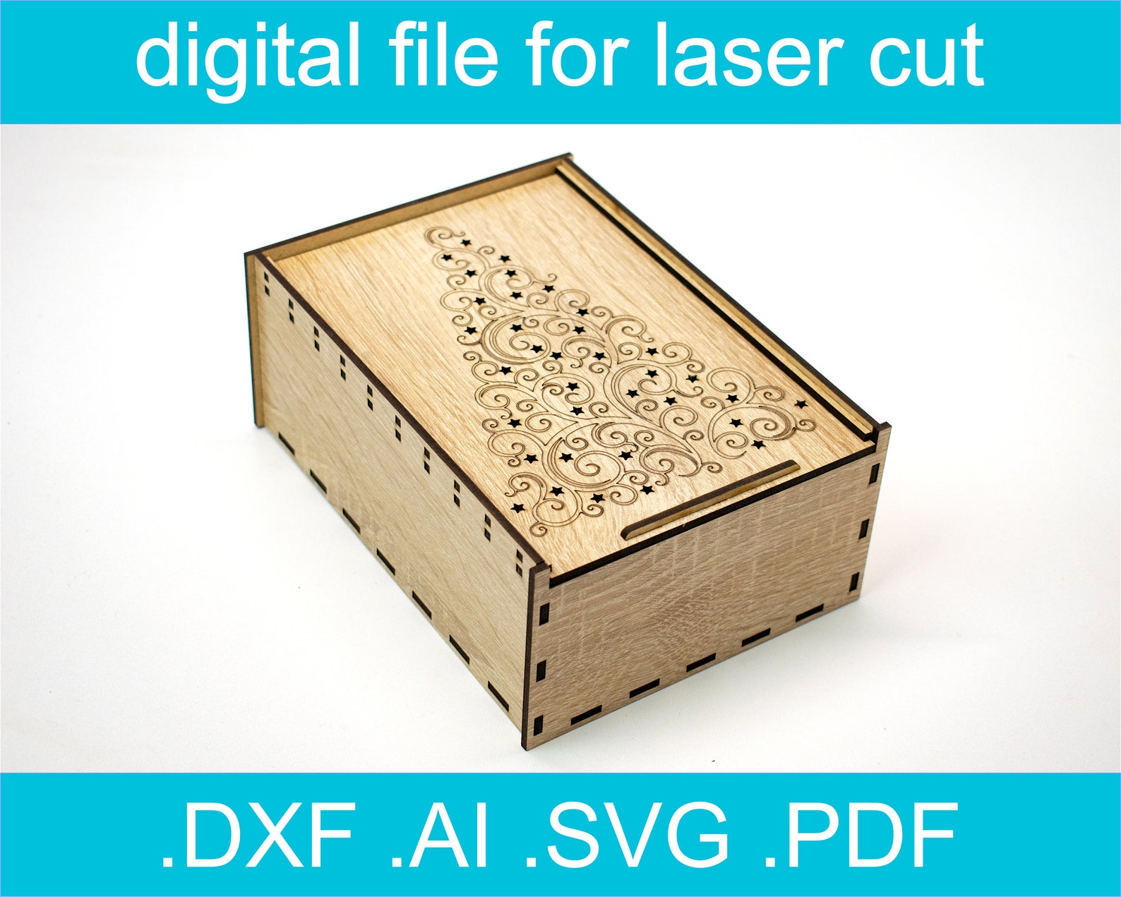 Laser Cut Slotted Box Bundle 2 Designs Laser Cut Christmas - Etsy