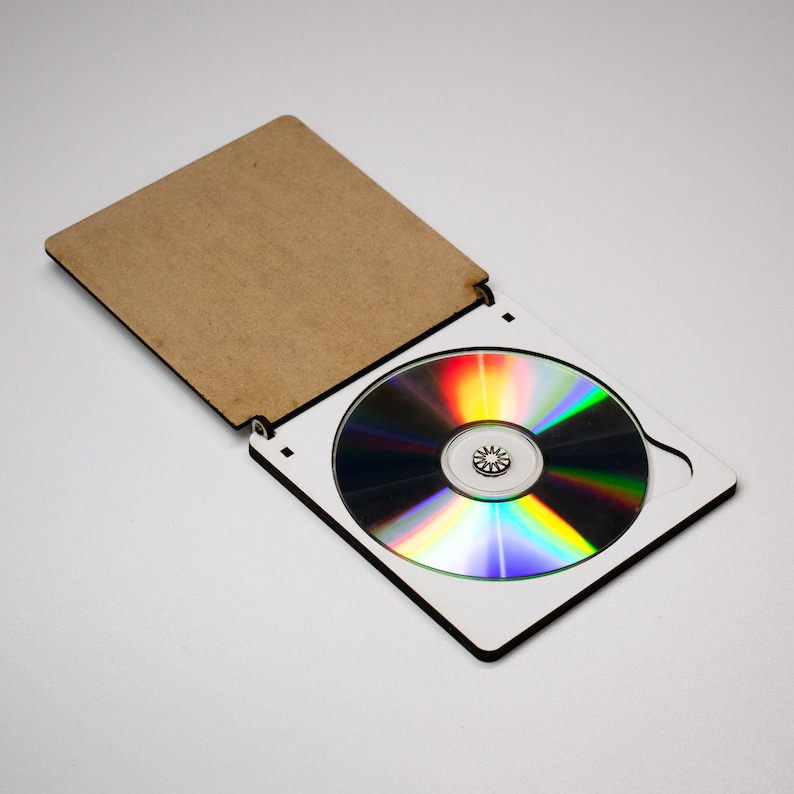 Laser Cut Files Box SVG CD DVD Case Wedding - Etsy