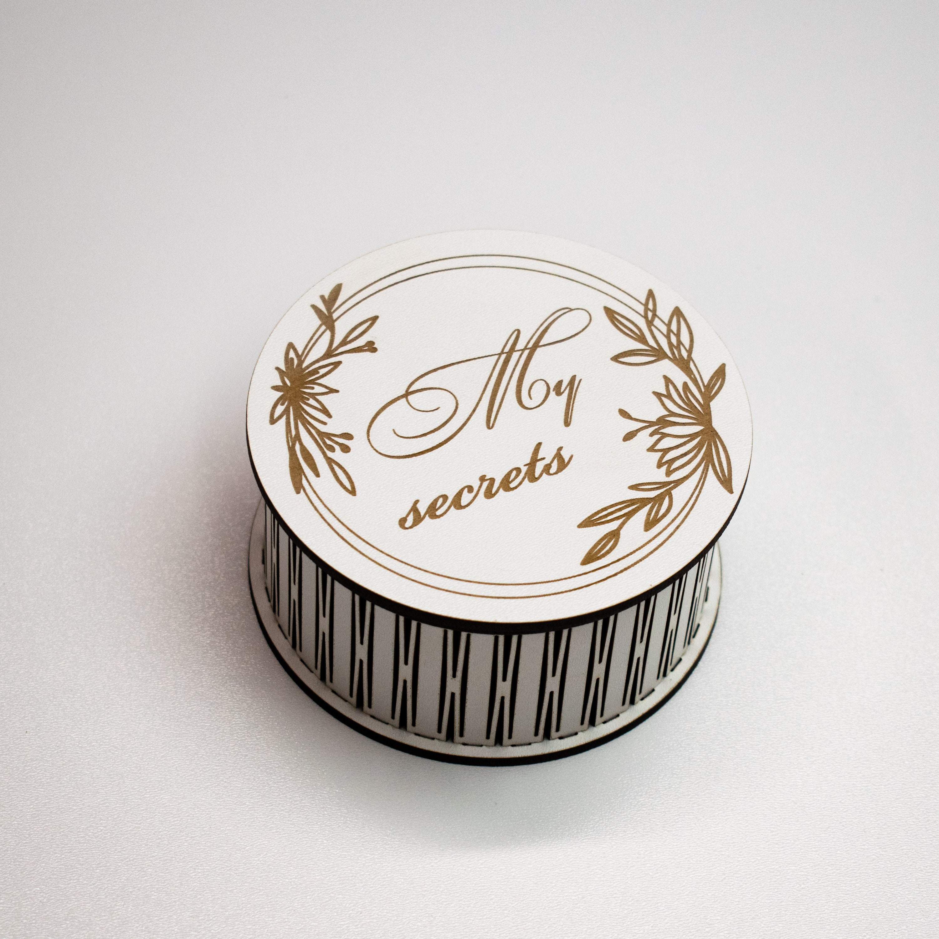 Laser Cut Files Round Box SVG Glowforge Files - Etsy UK