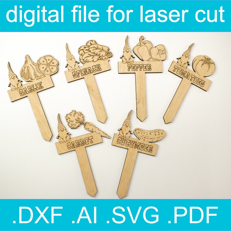 Laser Cut Garden Sign - Etsy