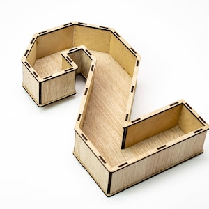 3D Number 2 SVG Laser Cut File Gift Box SVG Glowforge - Etsy Australia