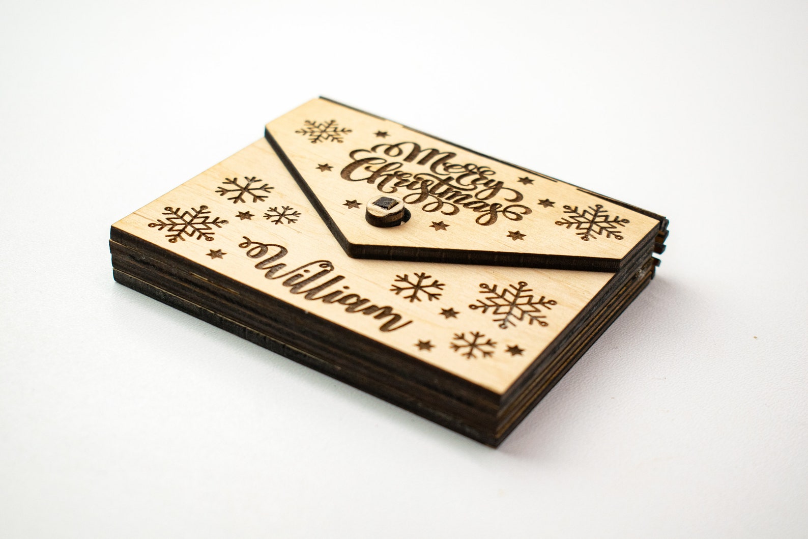 Christmas Envelope SVG • Christmas Ornament SVG • Laser Cut File ...