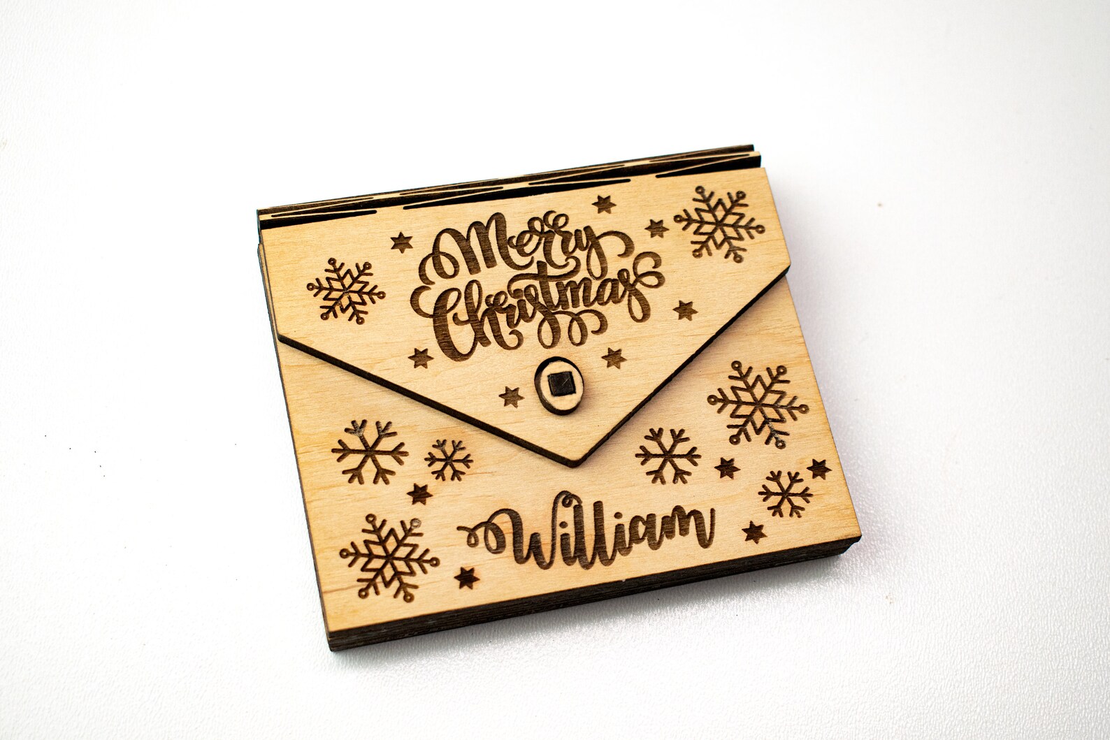 Christmas Envelope SVG • Christmas Ornament SVG • Laser Cut File ...