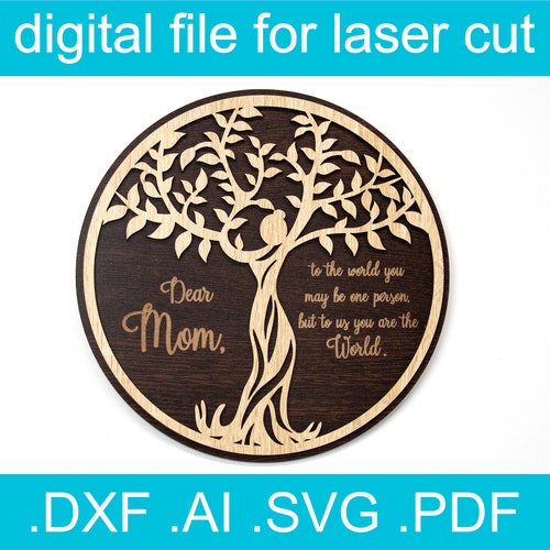 Mother Tree SVG Bundle. Laser Cut File for Glowforge Cricut - Etsy