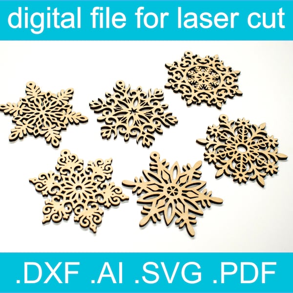 Laser Cut Snowflake - Etsy