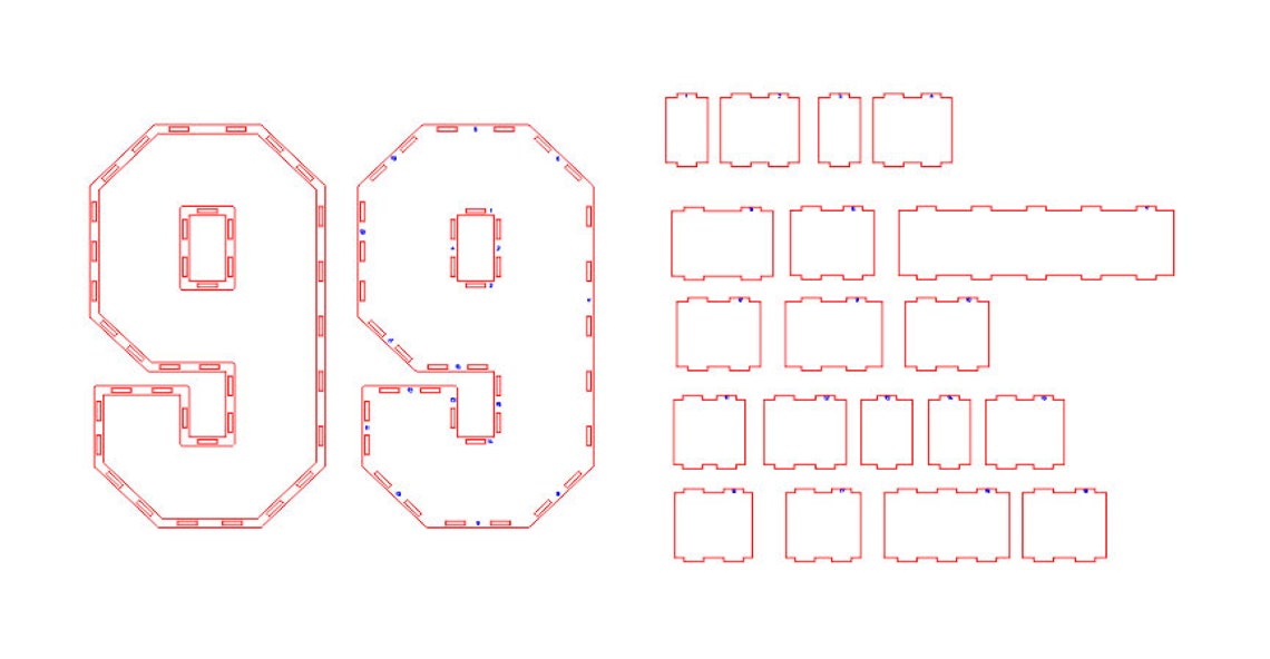 3D Number 9 SVG • Laser Cut File • Gift Box SVG • Glowforge • Xtool D1 ...