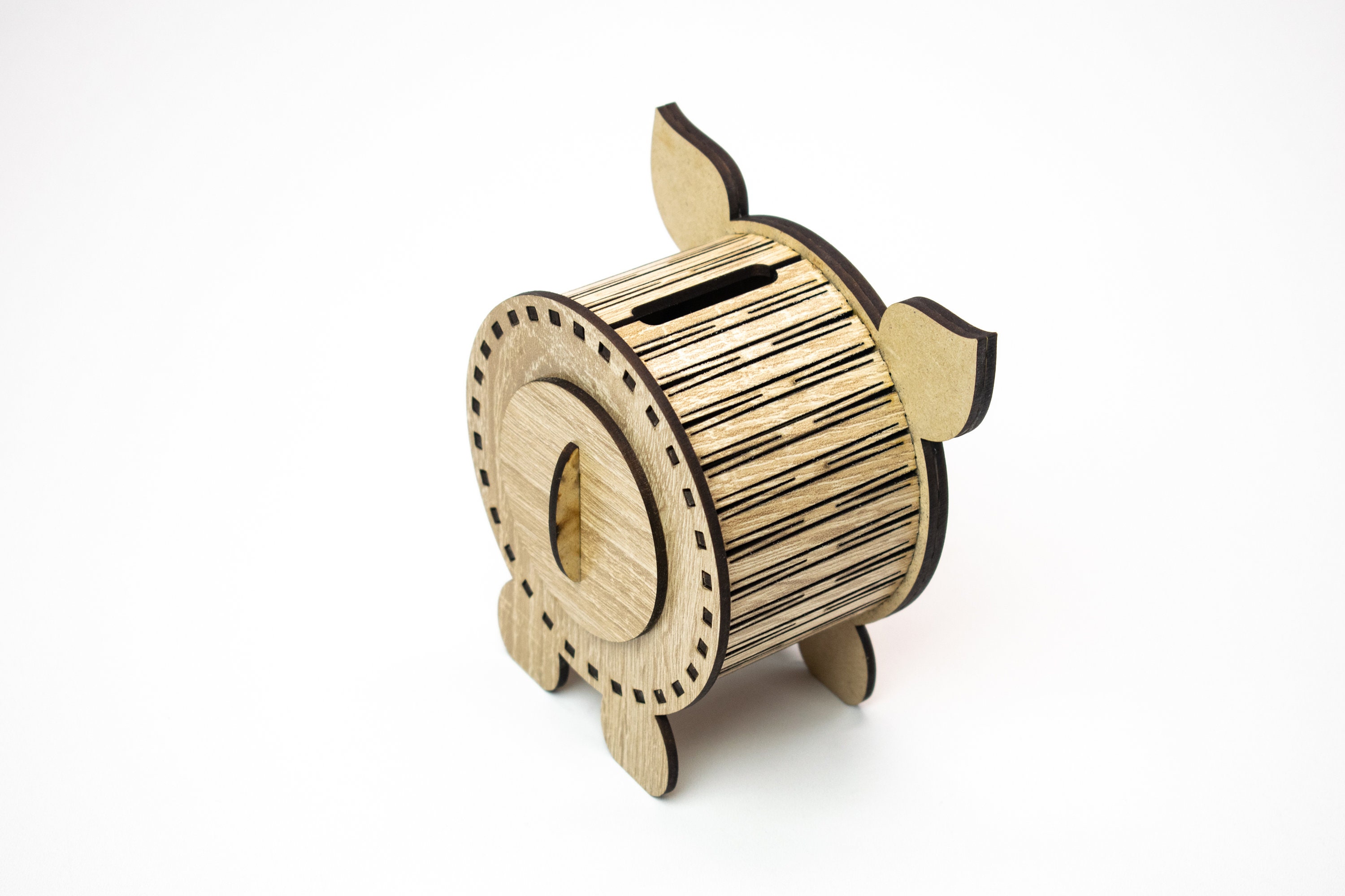 Laser Cut Files Piggy Bank SVG Glowforge Files Coin Bank - Etsy UK
