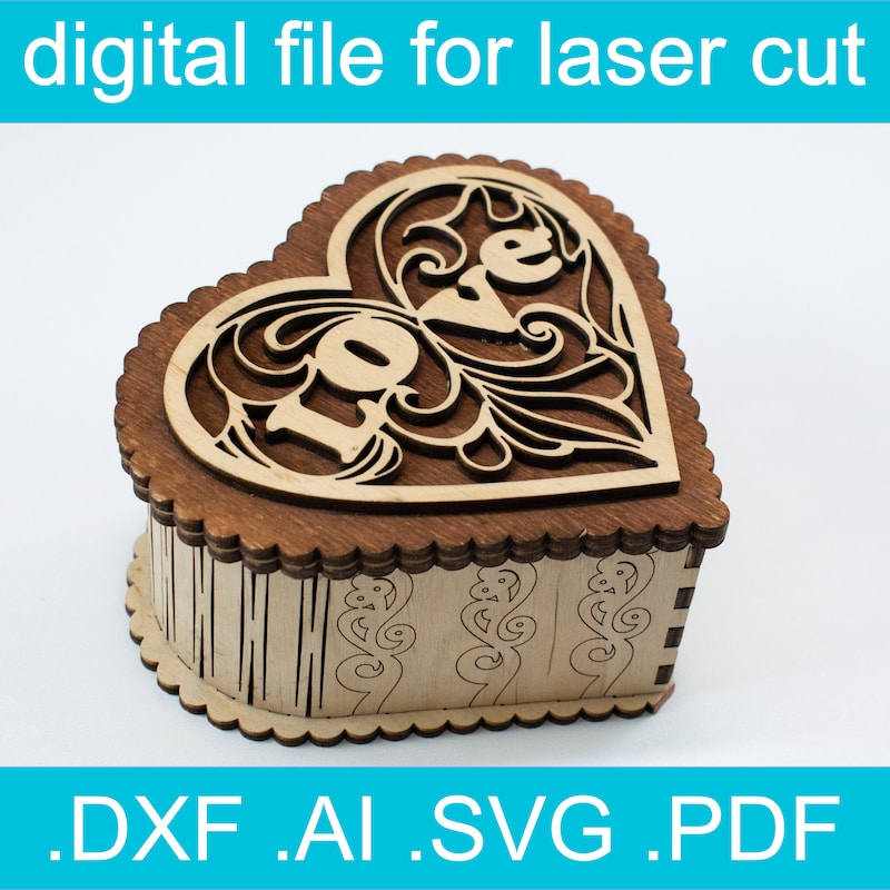 Laser Cut Hearts - Etsy