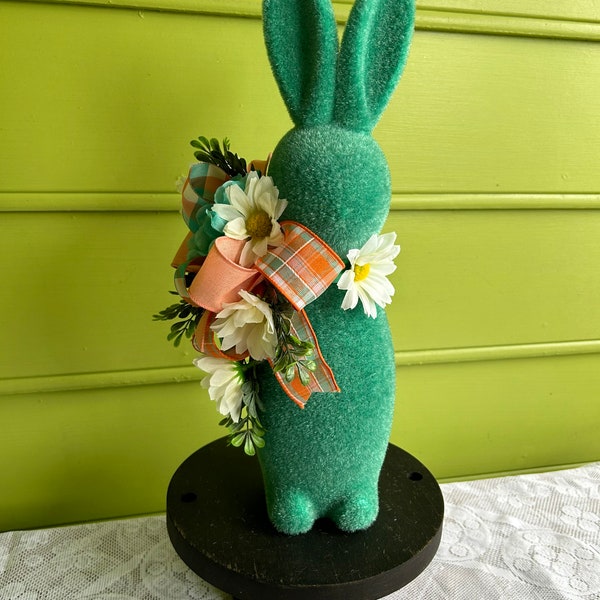 Flocked Easter Bunny - Etsy