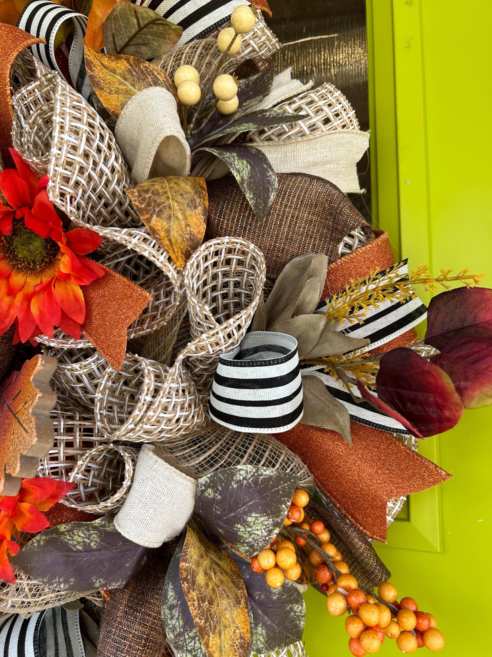 Fall Deco Mesh Wreath - Etsy