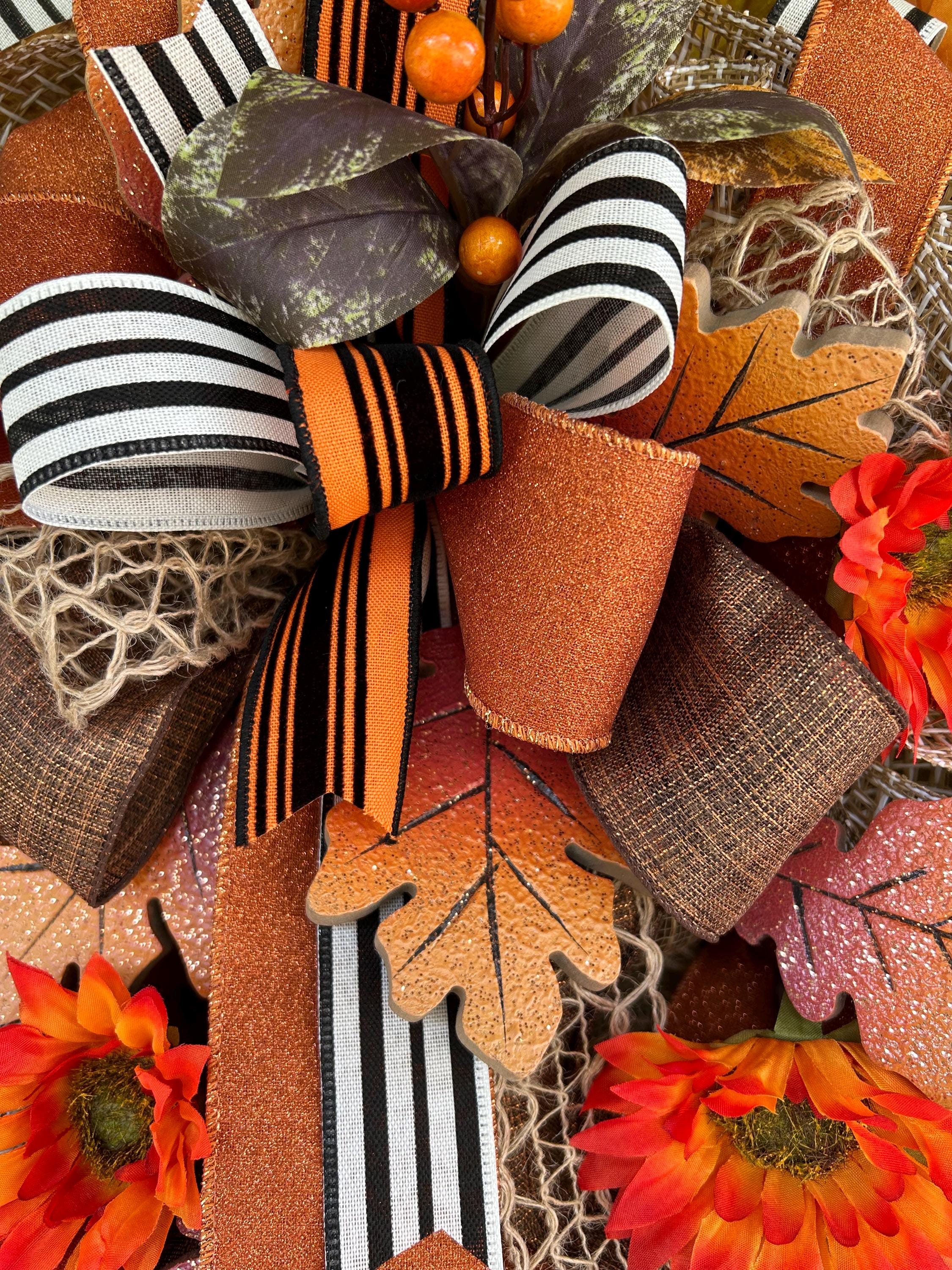 Fall Deco Mesh Wreath - Etsy