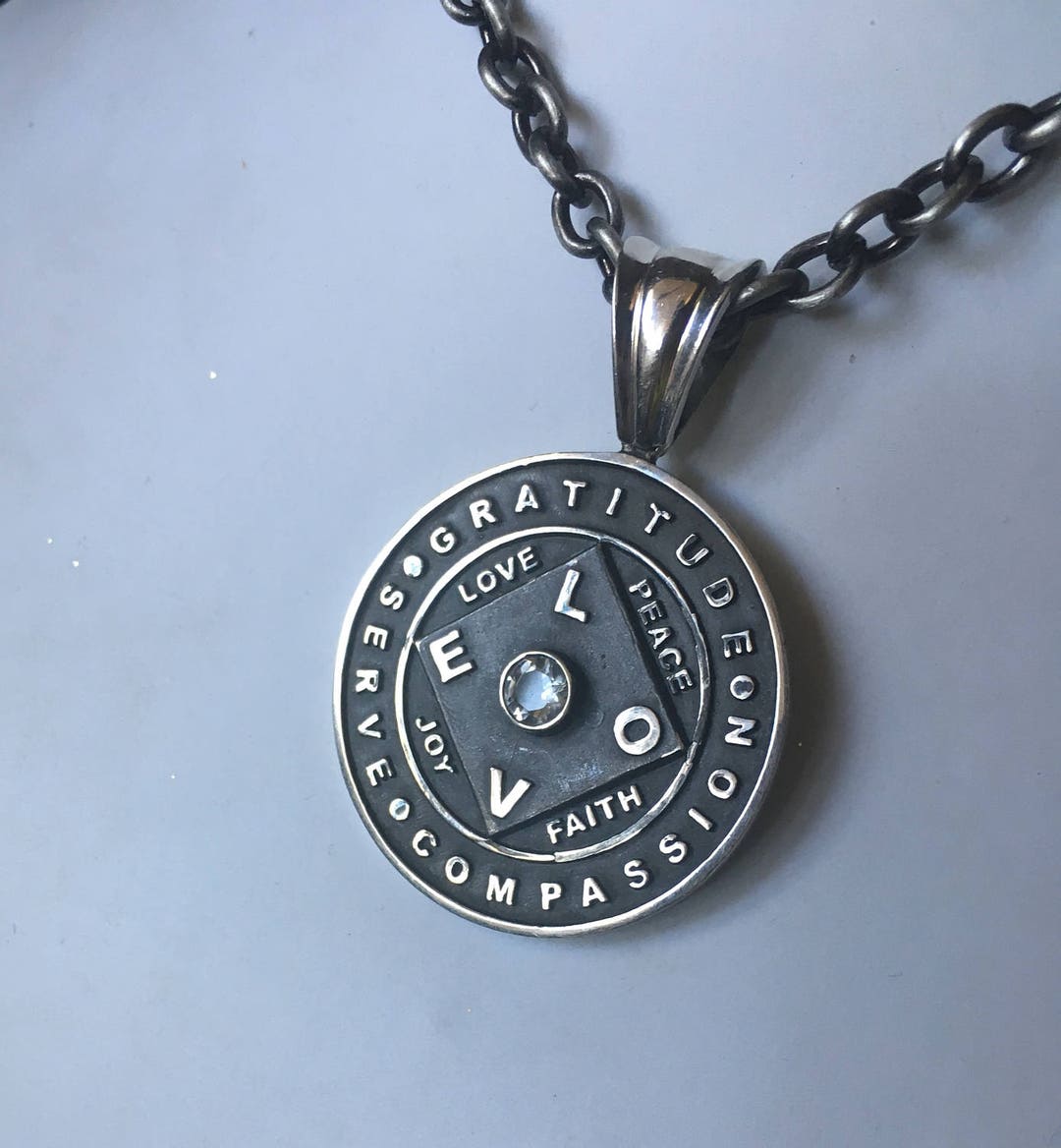 Love + Gratitude Medallion - Etsy