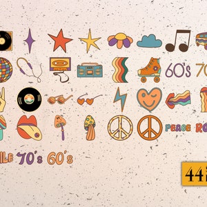 Groovy Svg Hippie Svg Rainbow Svg Retro Svg Retro Png 70s Svg Dance Svg ...