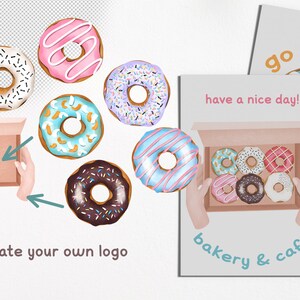 Donut Clipart Food Clipart Baking Donut Png Bake Dessert Bakery Sweets ...