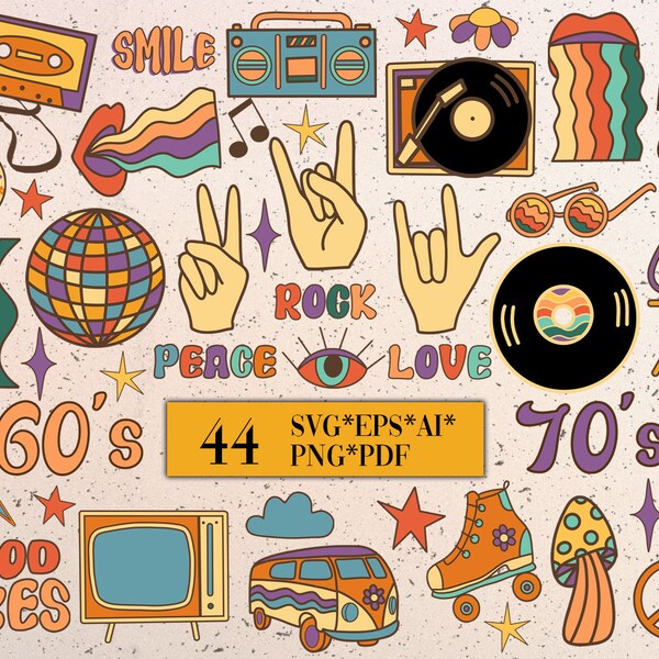 Retro Svg - Etsy