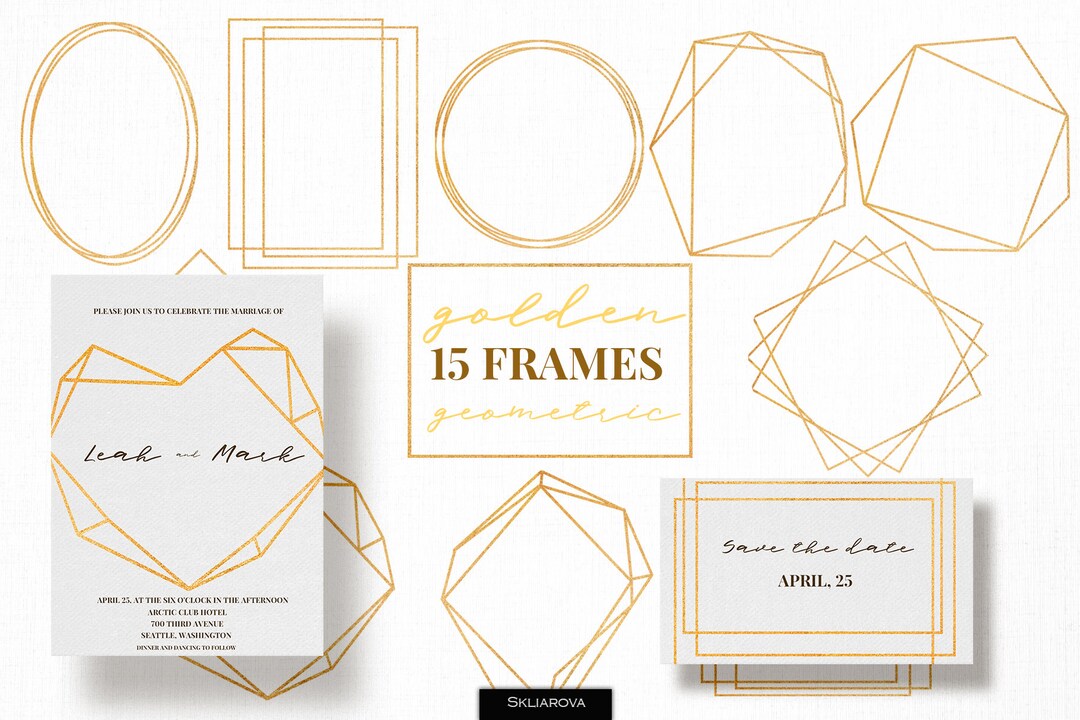 Gold Frames Png Clipart Golden Frame Clip Art Glitter Heart Border ...