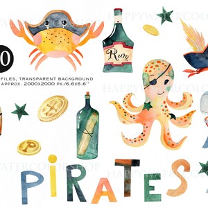 Watercolor Pirates Clipart Pirate Clipart Pirates Clip Art Pirates Png ...