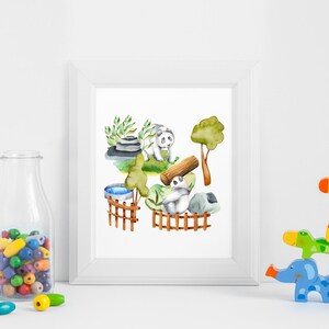 Zoo animal clipart Zoo png Watercolor zoo Watercolor animals | Etsy