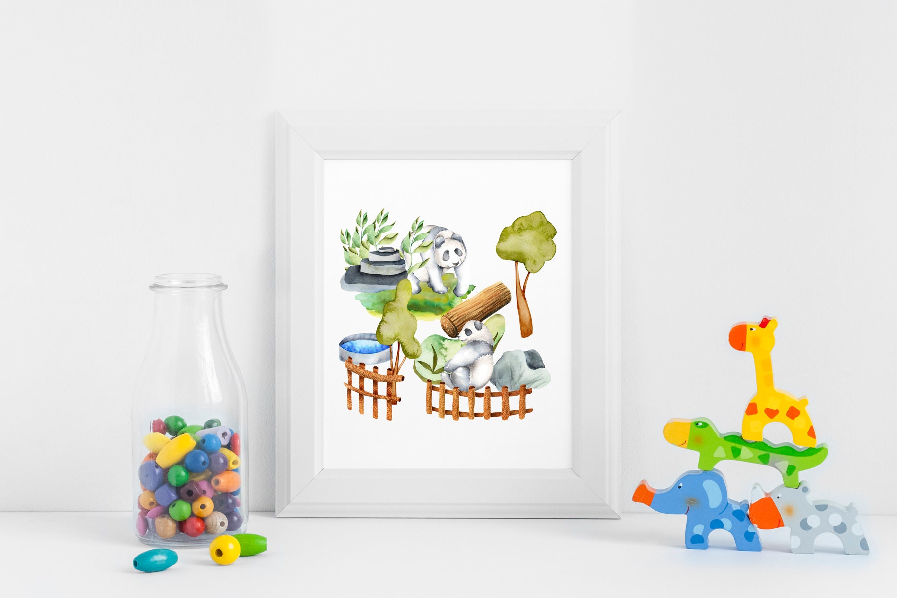 Zoo Animal Clipart Zoo Png Watercolor Zoo Watercolor Animals - Etsy