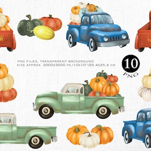 Thanksgiving Clipart Fall Clipart Autumn Clipart Farm Truck Pumpkin ...