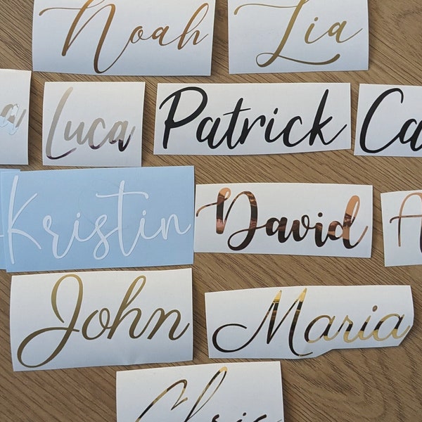 Wall Sticker Name - Etsy