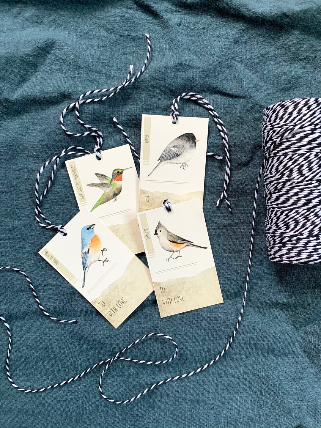 Bird Gift Tags Set - Etsy