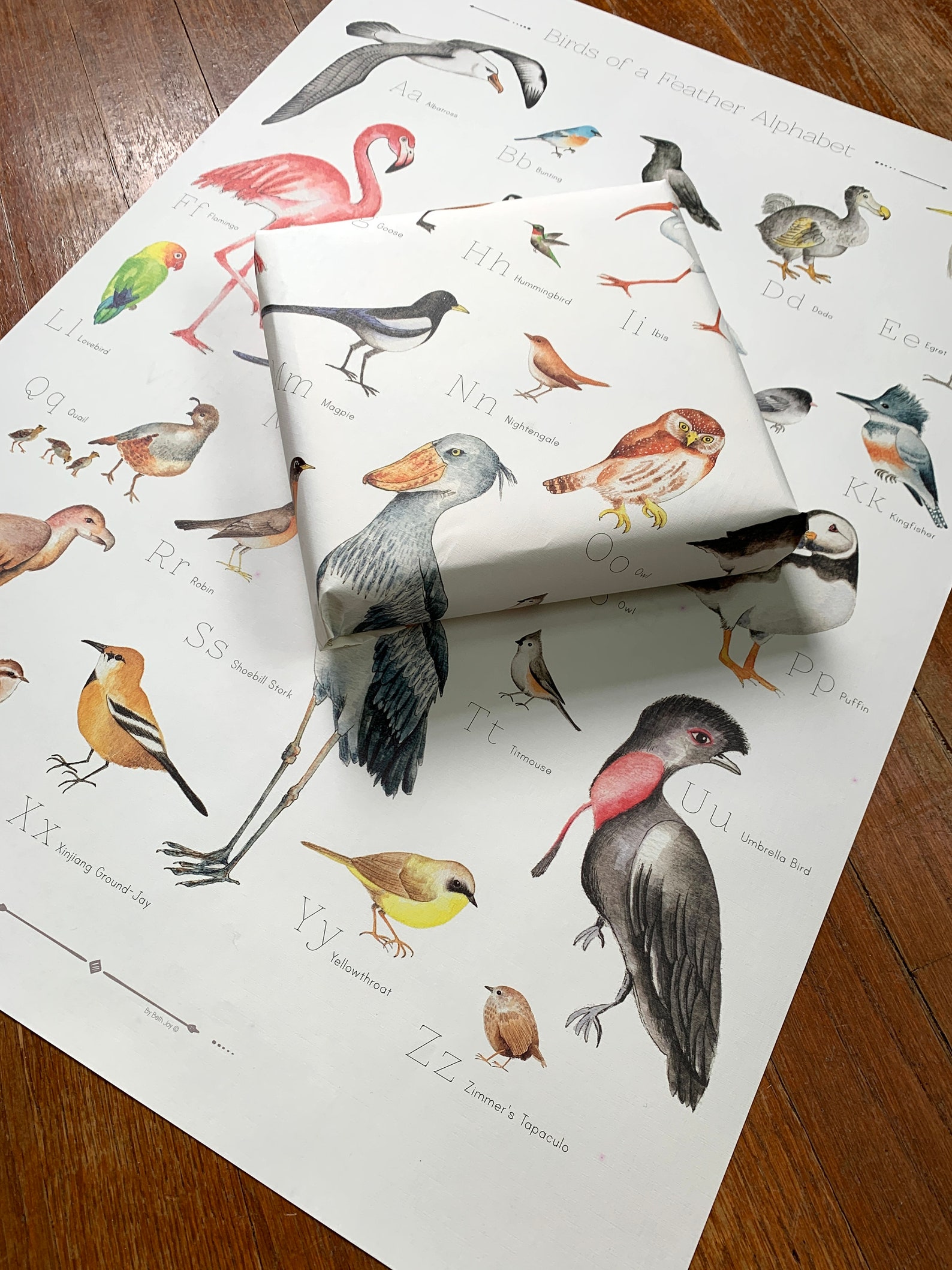Bird Gift Wrap - Etsy