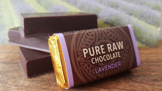 Pack of 10 Pure Raw Chocolate LavenderArtisan Christmas | Etsy