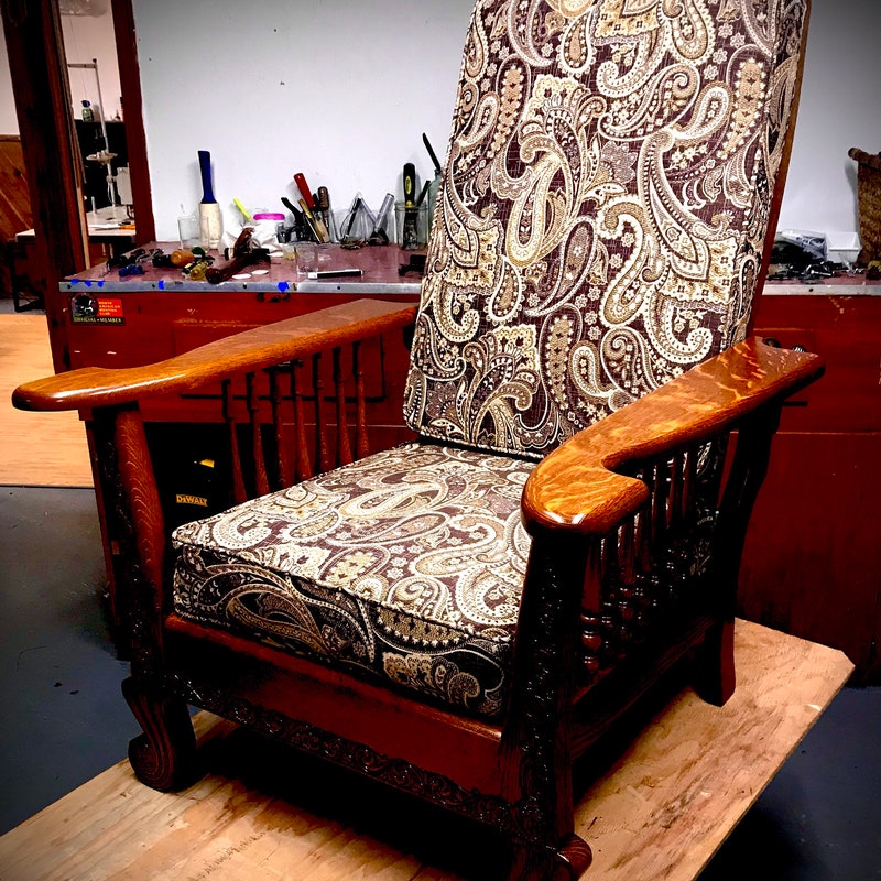 Antique Morris Chair - Etsy