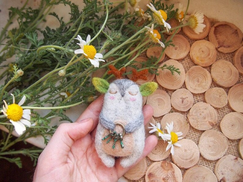 Needle Felted Forest Creature - Etsy