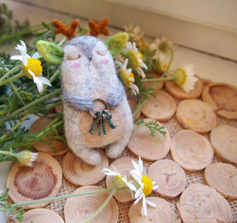 Needle Felted Forest Creature - Etsy