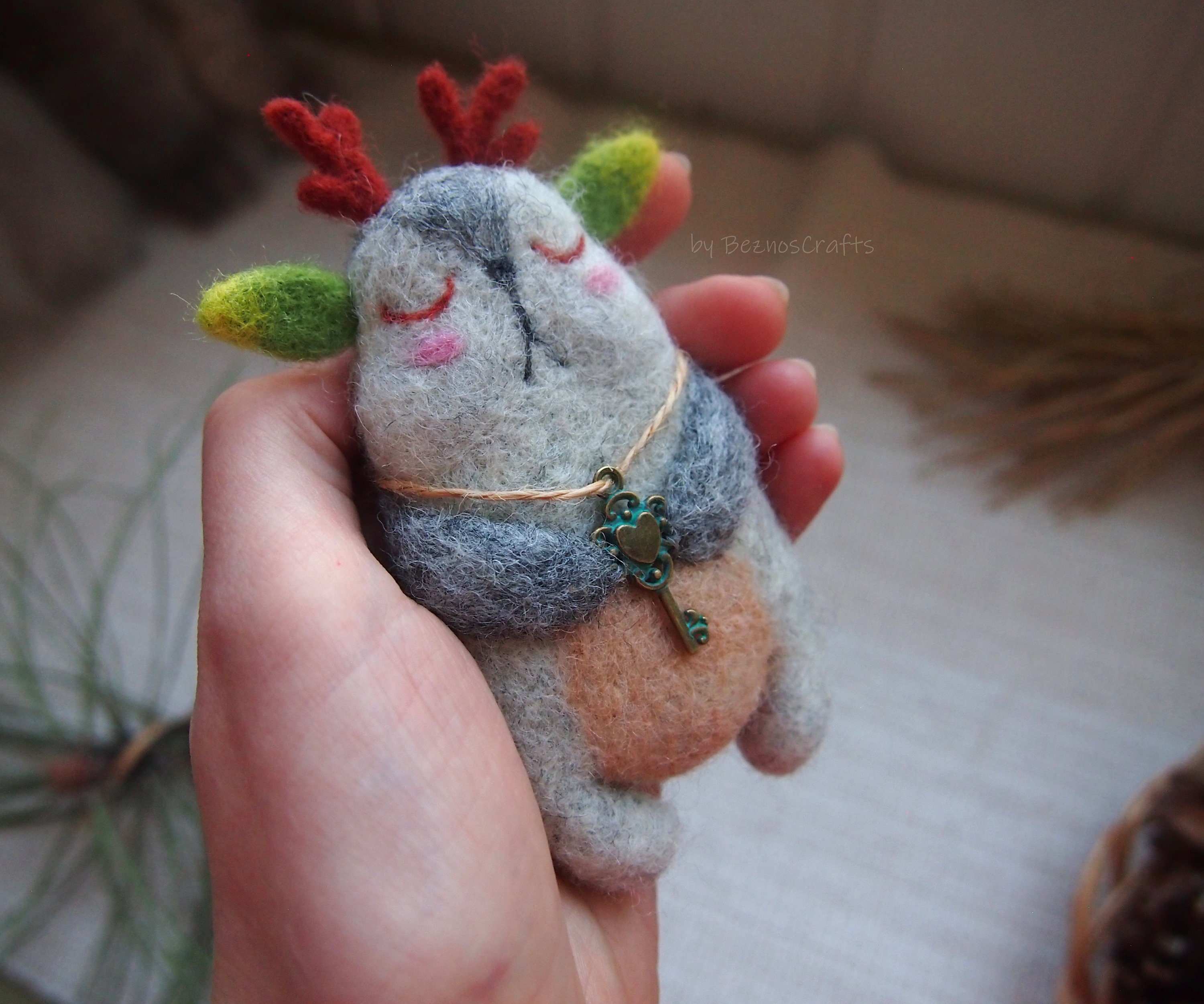 Needle Felted Forest Creature - Etsy