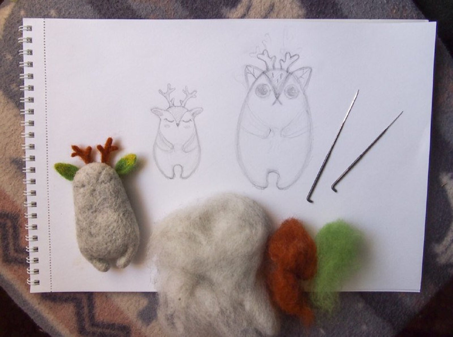 Needle Felted Forest Creature - Etsy