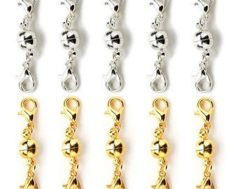 20pcs Magnetic Necklace Extender Clasps Closures for Bracelet | Etsy