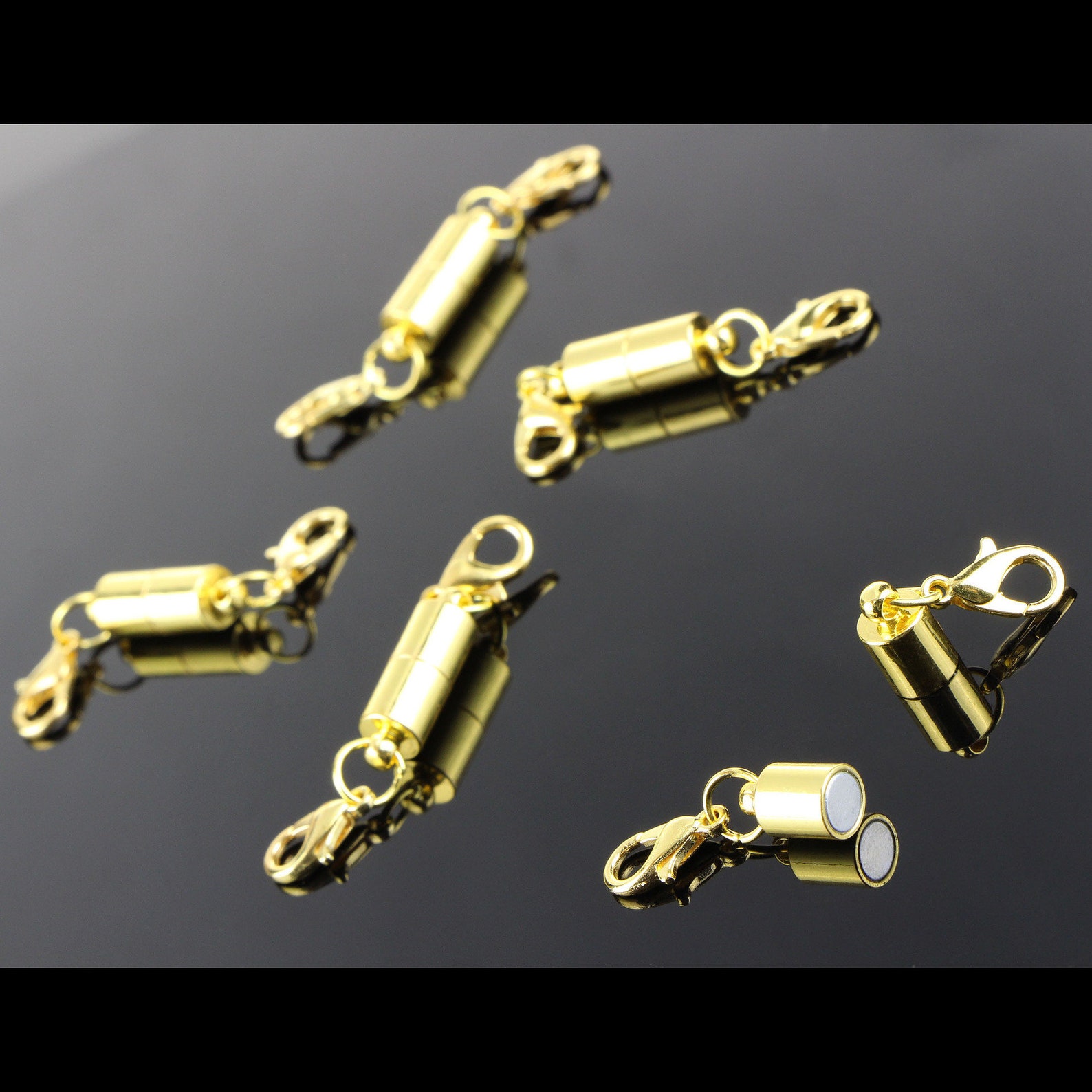 10/12pcs Magnetic Necklace Extender Clasps Closures for Bracelet and ...