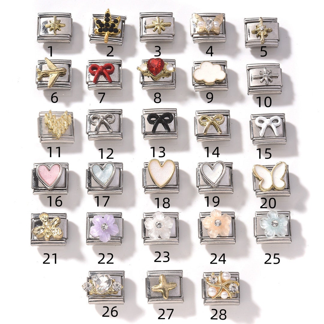 Customize Your Bracelet, Random Choose Charms 9mm Stainless Steel ...