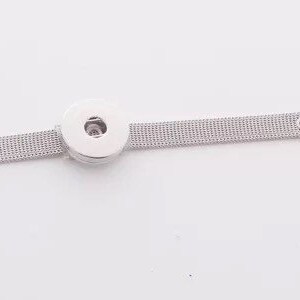 1 Set of Ginger Snap Bracelet for With 5pcs 18mm Random Interchangeable ...