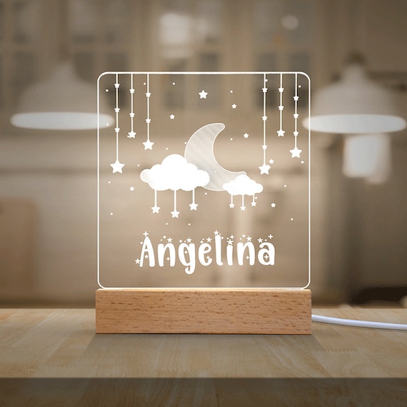 Newborn Gifts Night Light Name Personalized Night Light Name | Etsy