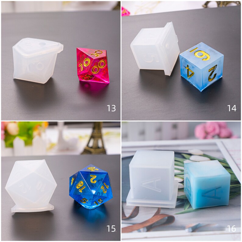 Creative Dice Resin Casting Molds Silicone Epoxy Mould DIY | Etsy