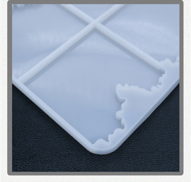 Large Size Wave-shaped Irregular Pattern Coaster Resin Casting | Etsy