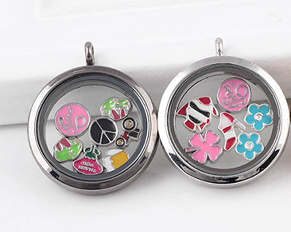 2pcs 30mm Chrome Living Floating Charms Lockets for Floating - Etsy
