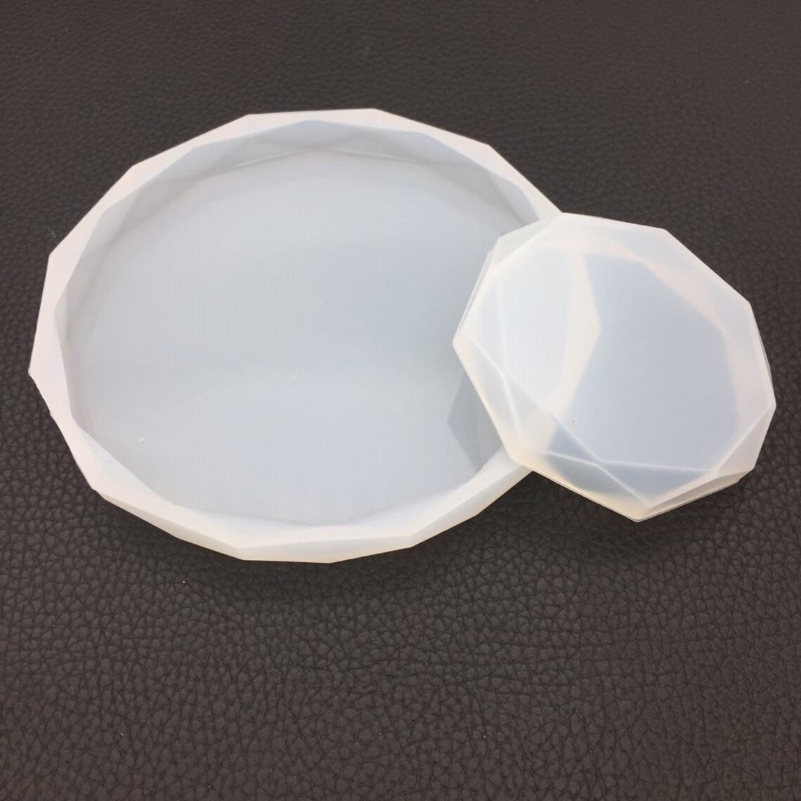 Polygon Coaster Resin Casting Mold Silicone Epoxy Mould DIY | Etsy