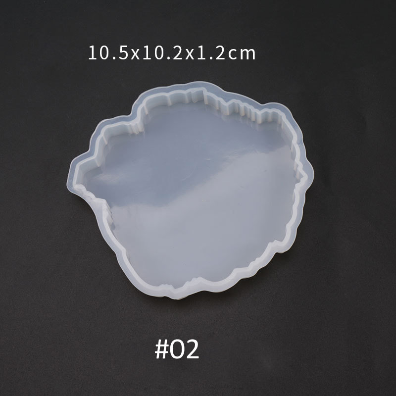 Creative Irregular Patterns Coaster Resin Casting Molds - Silicone ...