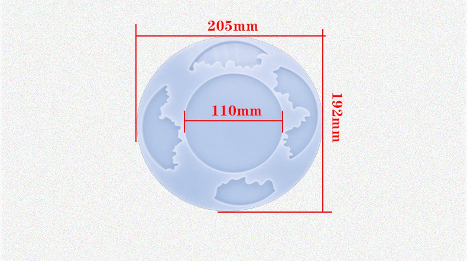 Large Size Wave-shaped Irregular Pattern Coaster Resin Casting | Etsy
