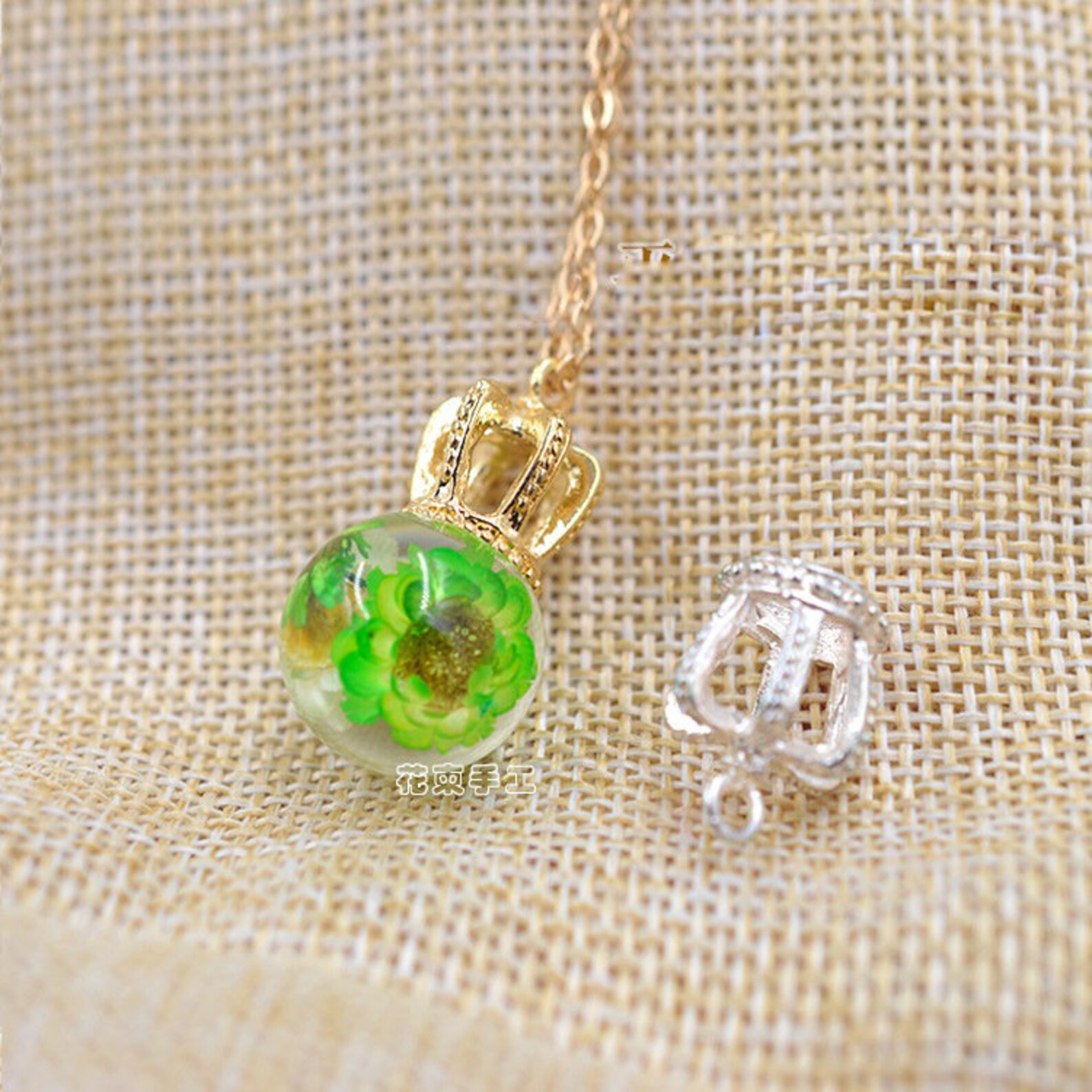 Flat Top Resin Sphere / Ball Mold Resin Casting Pendant | Etsy