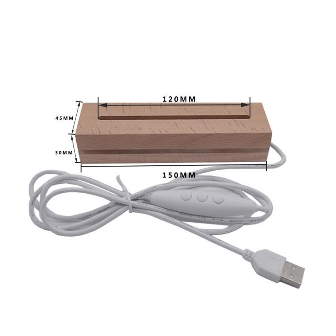 Multi-layer Wood Base- Light Base Night Light Wooden Lamp Base for ...